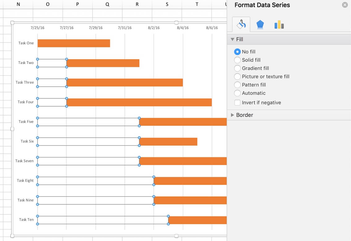 Simple Gantt Chart Excel - BestTemplatess - BestTemplatess