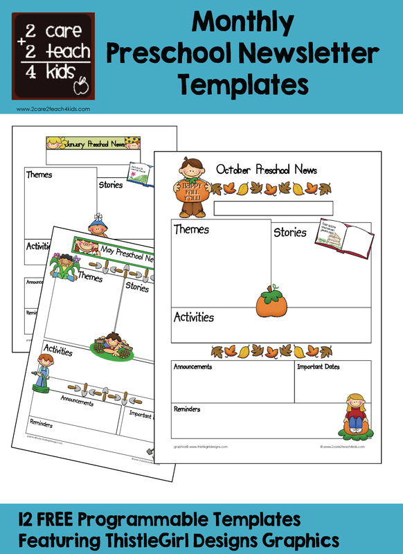 Free Editable Kindergarten Newsletter Templates - BestTemplatess ...