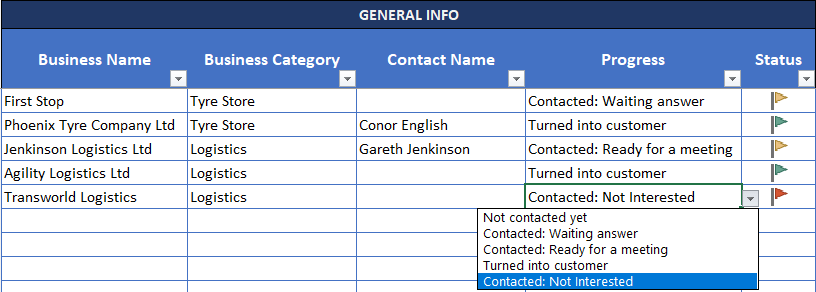 Lead Tracking Template - BestTemplatess - BestTemplatess