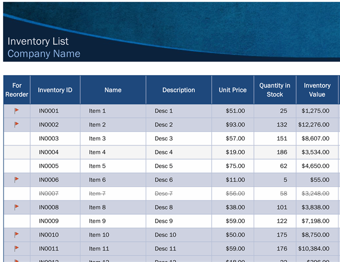 Stock Maintenance Excel Template - BestTemplatess - BestTemplatess