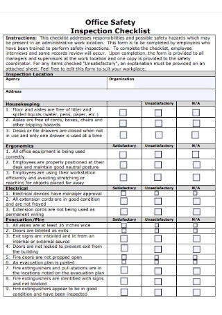 Equipment Safety Checklist Template - BestTemplatess - BestTemplatess