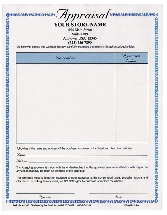 Certificate Of Appraisal Template - BestTemplatess - BestTemplatess