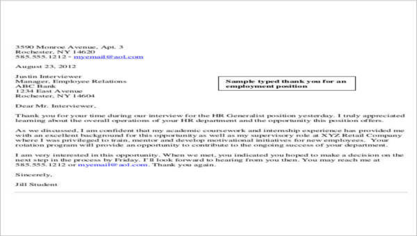 Employee Thank You Note Templates - BestTemplatess - BestTemplatess