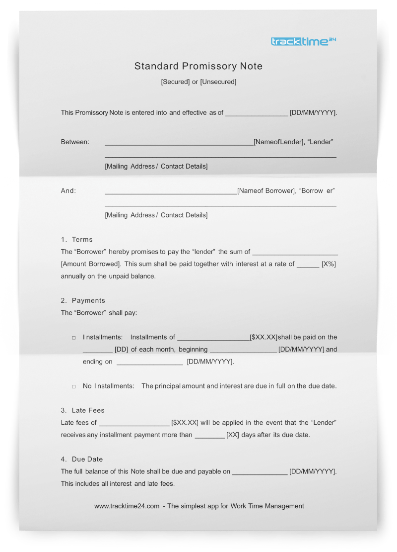 Promissory Note Paid In Full Template - BestTemplatess - BestTemplatess
