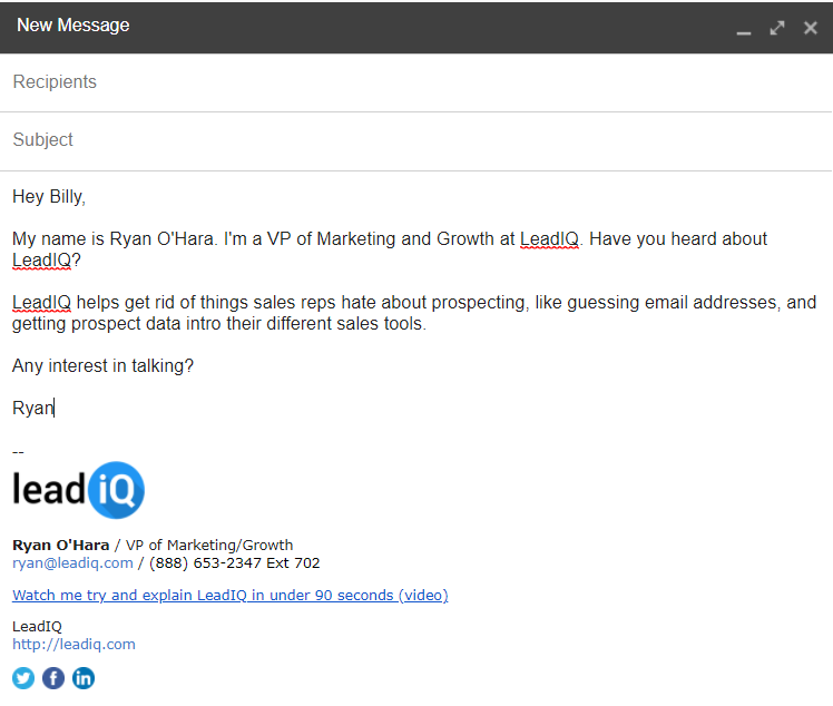 Introducing Yourself In An Email Template - BestTemplatess - BestTemplatess
