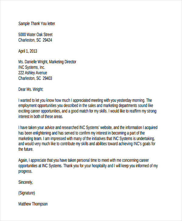 Hospitality Thank You Note Templates - BestTemplatess - BestTemplatess