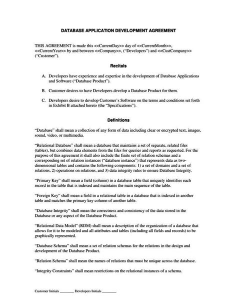 Product Development Agreement Template - BestTemplatess - BestTemplatess