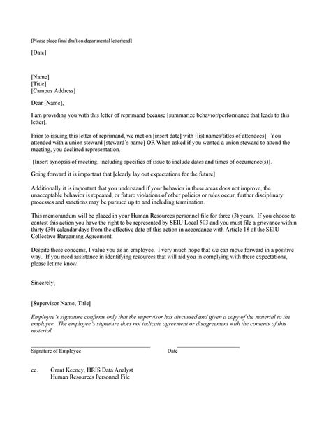 Sample Letter Of Concern Template - BestTemplatess - BestTemplatess