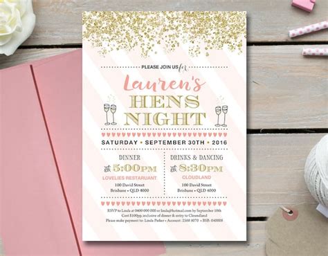 Free Hens Night Invitations Templates - BestTemplatess - BestTemplatess