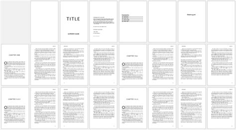 Free Book Template For Word - BestTemplatess - BestTemplatess