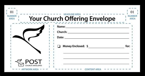 Church Offering Envelope Template - BestTemplatess - BestTemplatess