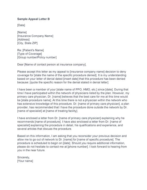 How To Write An Effective Appeal Letter - BestTemplatess - BestTemplatess