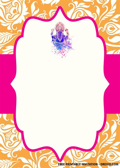 Hindu Wedding Cards Templates Free Download - BestTemplatess ...