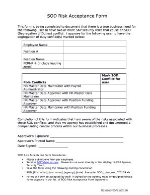 Risk Acceptance Form Template - BestTemplatess - BestTemplatess