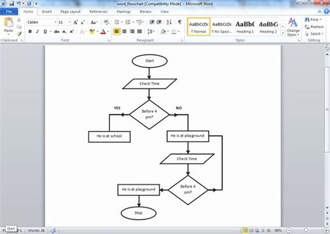 Process Flow Chart Template Word 2007 Besttemplatess Besttemplatess