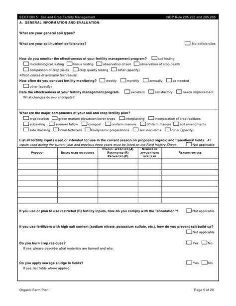 Soil Management Plan Template - BestTemplatess - BestTemplatess
