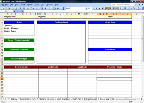 Ms Excel Templates For Project Management - BestTemplatess - BestTemplatess
