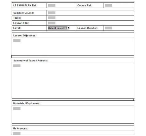 How To Make A Lesson Plan Template In Word - BestTemplatess ...