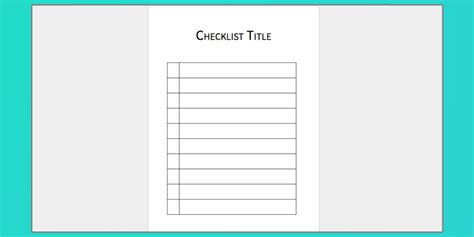 Microsoft Word Checkbox Template - BestTemplatess - BestTemplatess