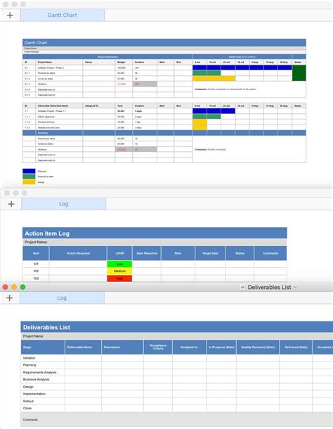 Project Plan On A Page Template - BestTemplatess - BestTemplatess