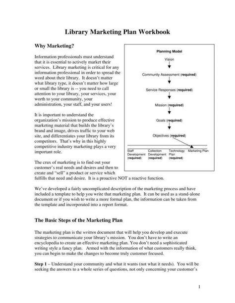 Library Marketing Plan Template - BestTemplatess - BestTemplatess