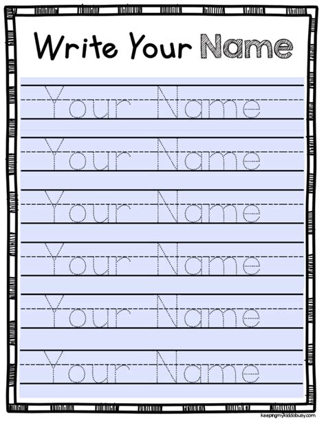 Free Printable Name Tracing Templates - BestTemplatess - BestTemplatess