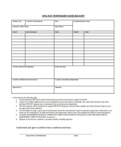 Temporary Receipt Template - BestTemplatess - BestTemplatess