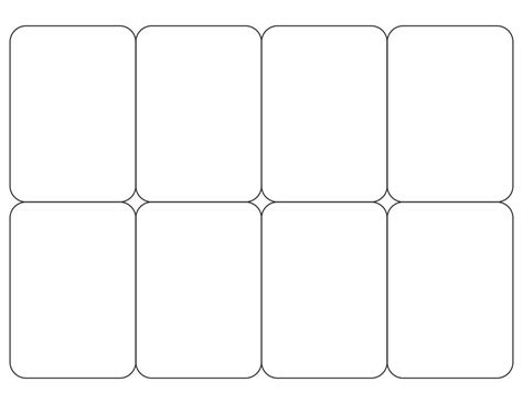 Playing Card Template For Word - BestTemplatess - BestTemplatess