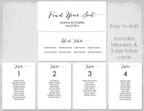Free Wedding Table Plan Template Word - BestTemplatess - BestTemplatess