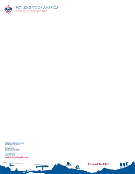 Cub Scout Letterhead Template - BestTemplatess - BestTemplatess