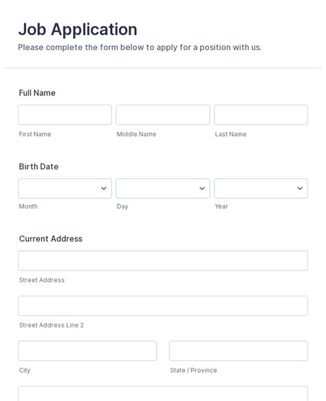 Simple Application Form Template - BestTemplatess - BestTemplatess