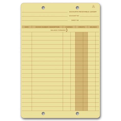 Ledger Card Template - BestTemplatess - BestTemplatess