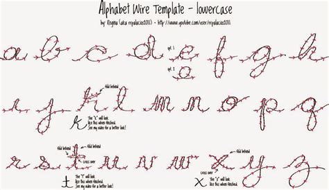 Wire Hanger Letter Template - BestTemplatess - BestTemplatess