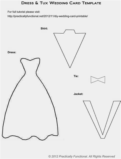 Wedding Dress Template For Cards - BestTemplatess - BestTemplatess