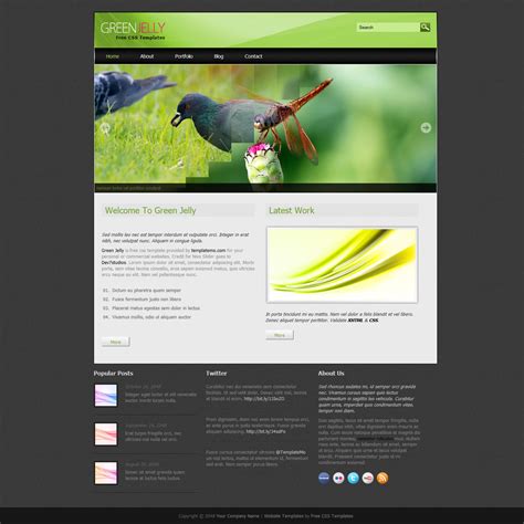 Free Web Application Templates With Css - BestTemplatess - BestTemplatess