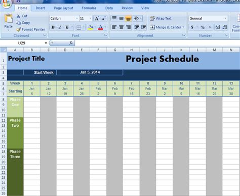 Excel Task Scheduler Template - BestTemplatess - BestTemplatess