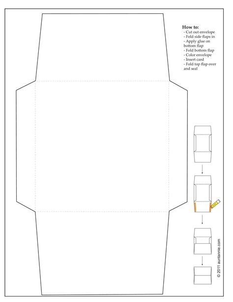 Envelope Cut Out Template - BestTemplatess - BestTemplatess