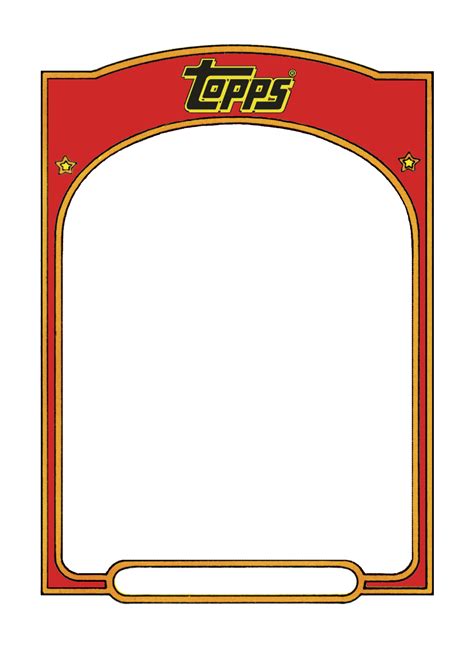 Topps Baseball Card Template - BestTemplatess - BestTemplatess