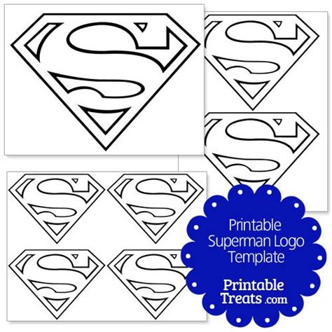 Superman Logo Template For Cake - BestTemplatess - BestTemplatess