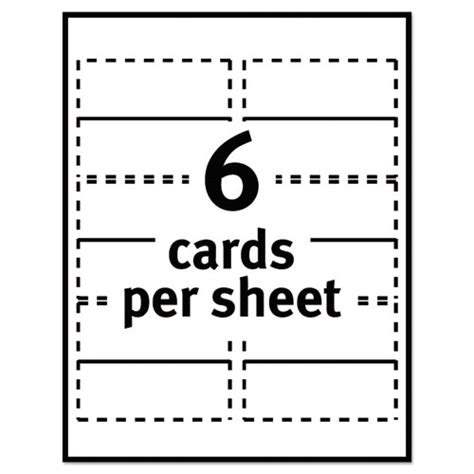 Template For Place Cards 6 Per Sheet - BestTemplatess - BestTemplatess