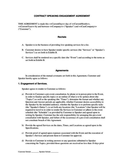 Contract For Services Rendered Template - BestTemplatess - BestTemplatess