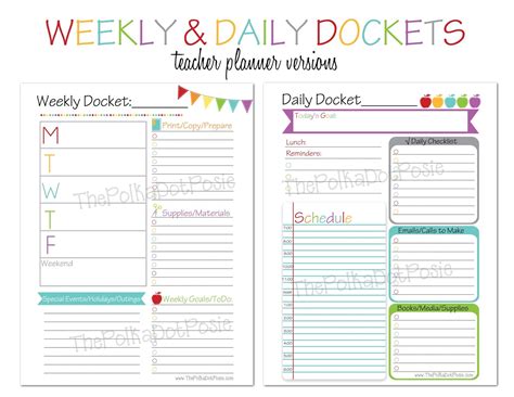 Daily Planning Template For Teachers - BestTemplatess - BestTemplatess