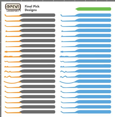 Lock Pick Printable Template - BestTemplatess - BestTemplatess