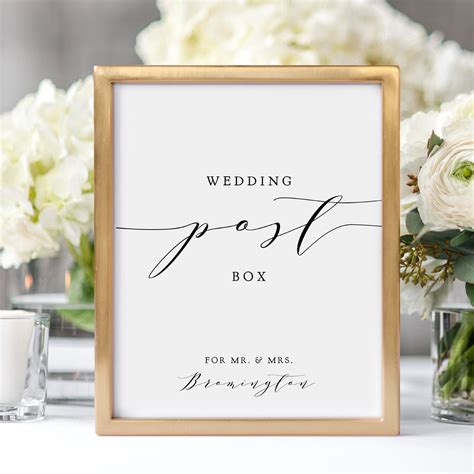 Wedding Post Box Template - BestTemplatess - BestTemplatess