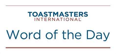 Toastmasters Word Of The Day Template - BestTemplatess - BestTemplatess