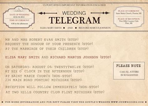 Wedding Telegram Template - BestTemplatess - BestTemplatess