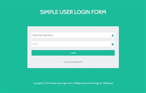Simple Html Form Template - BestTemplatess - BestTemplatess