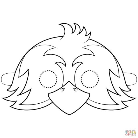 Free Printable Bird Mask Templates - BestTemplatess - BestTemplatess