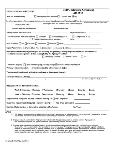 Telework Agreement Template - BestTemplatess - BestTemplatess
