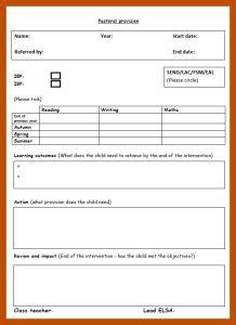 Pastoral Support Plan Template - BestTemplatess - BestTemplatess